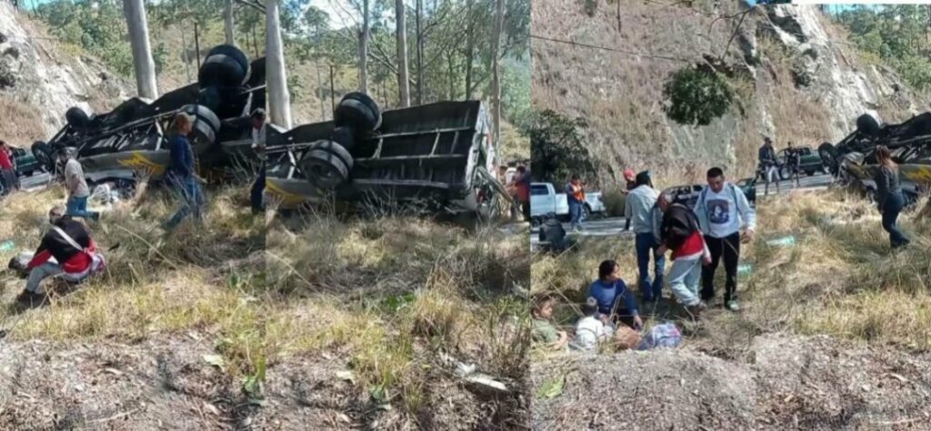Busazo en la Cumbre Santa Elena, Salamá deja un fallecido - Radio Sonora