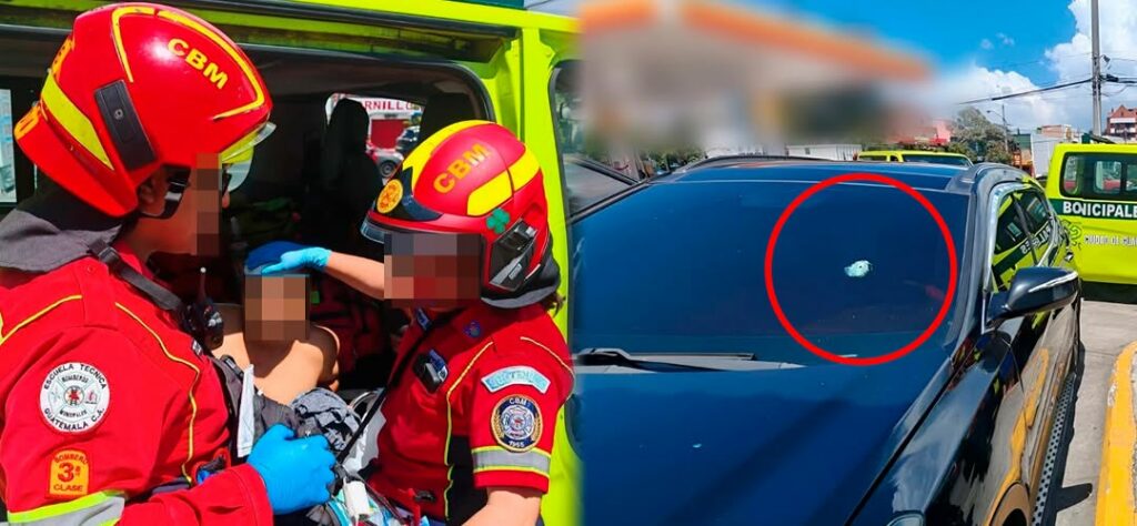 ¡Impactado por una bala perdida! Conductor resulta gravemente herido en ...